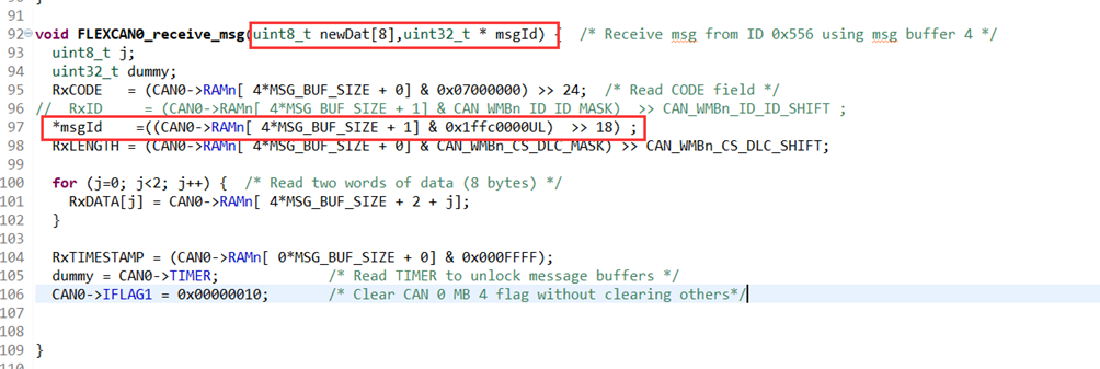 Solved: S32K144 FlexCan receiving mailbox can receive data from sending mailbox - NXP Community