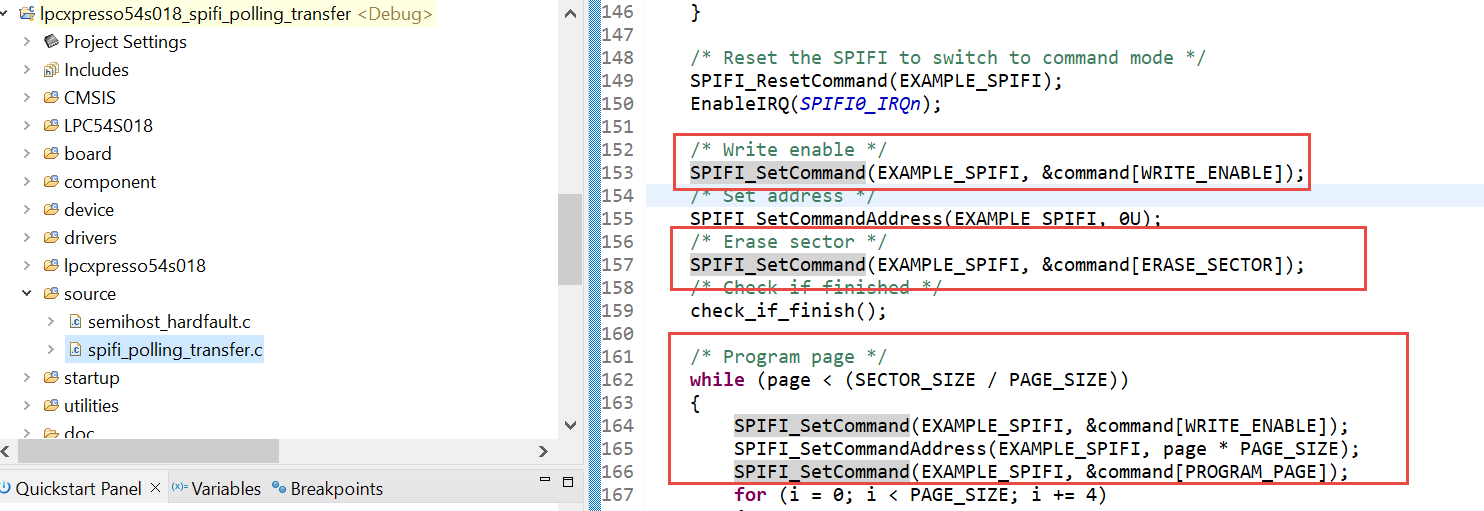 LPC54018 persistent variable storage in single SPI Flash across power cycles - NXP Community