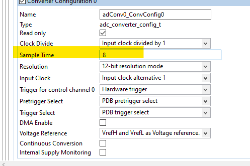 Solved: S32k144 ADC conversion and sampling time - NXP Community