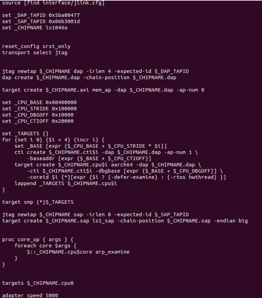 openocd problem ls1046a - NXP Community