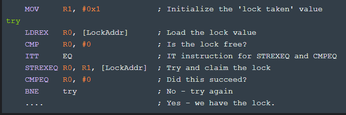 S32G274A: Global exclusive access tag using STREX/ LDREX - NXP Community