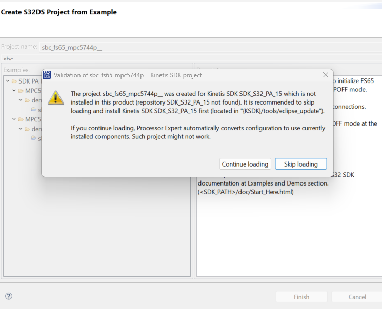 Example SBC nxp5744p Repo not found - NXP Community