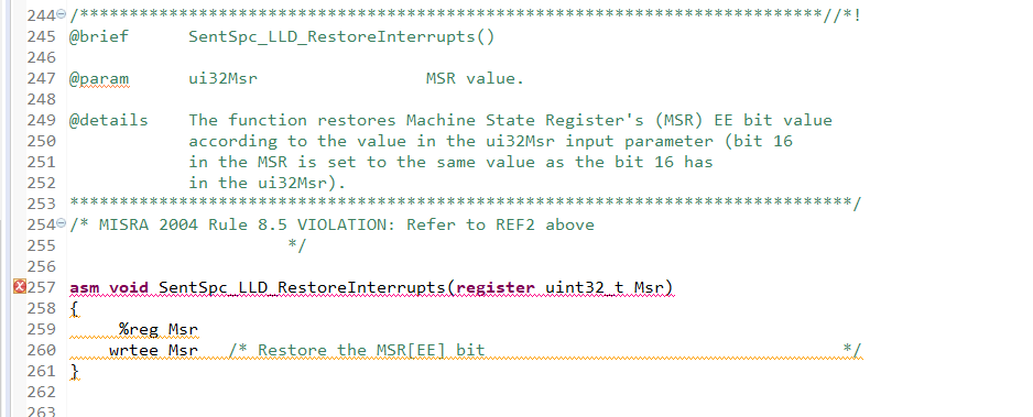 Solved: MPC5744 SENT driver Migrated to S32DS, but there is compile error. - NXP Community