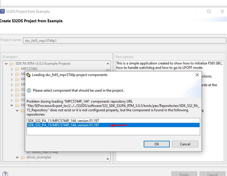 Example SBC nxp5744p Repo not found - NXP Community