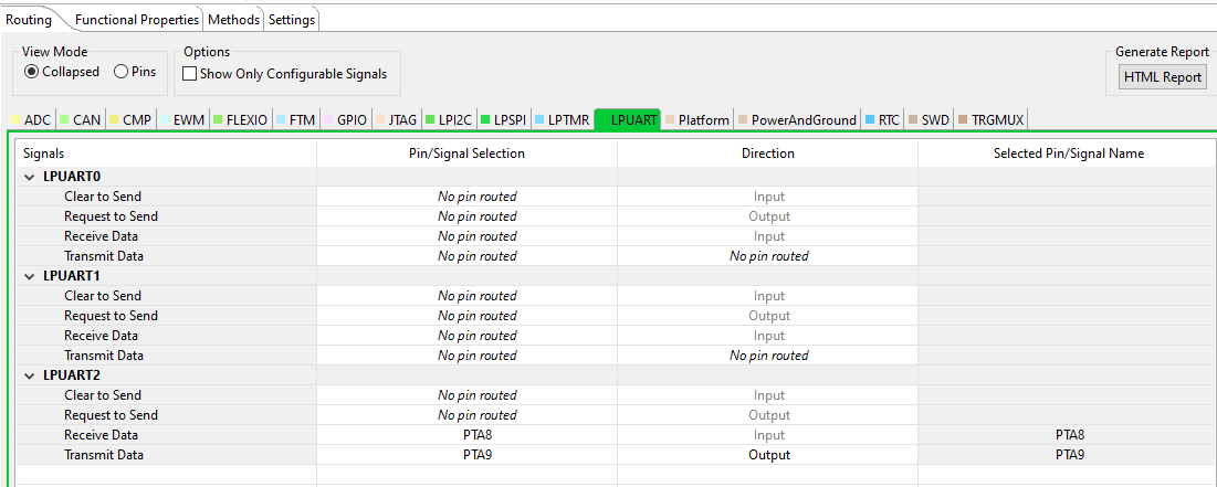 Solved: lin_master_baremetal_S32k144 change RX and TX pins - NXP Community