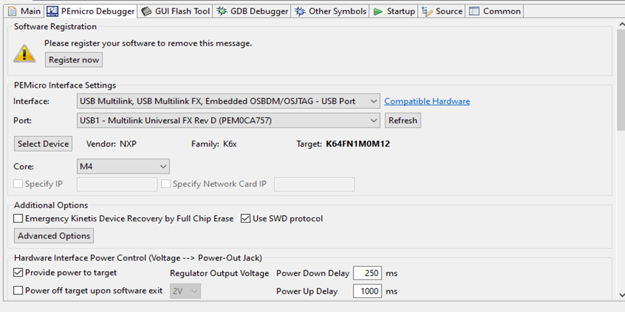 Multilink Universal FX cannot connect to target board - NXP Community