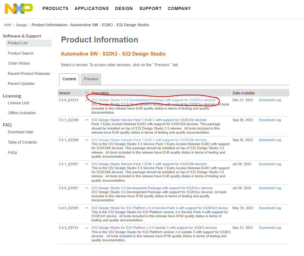 S32DS and S32K3 Packages Download - NXP Community