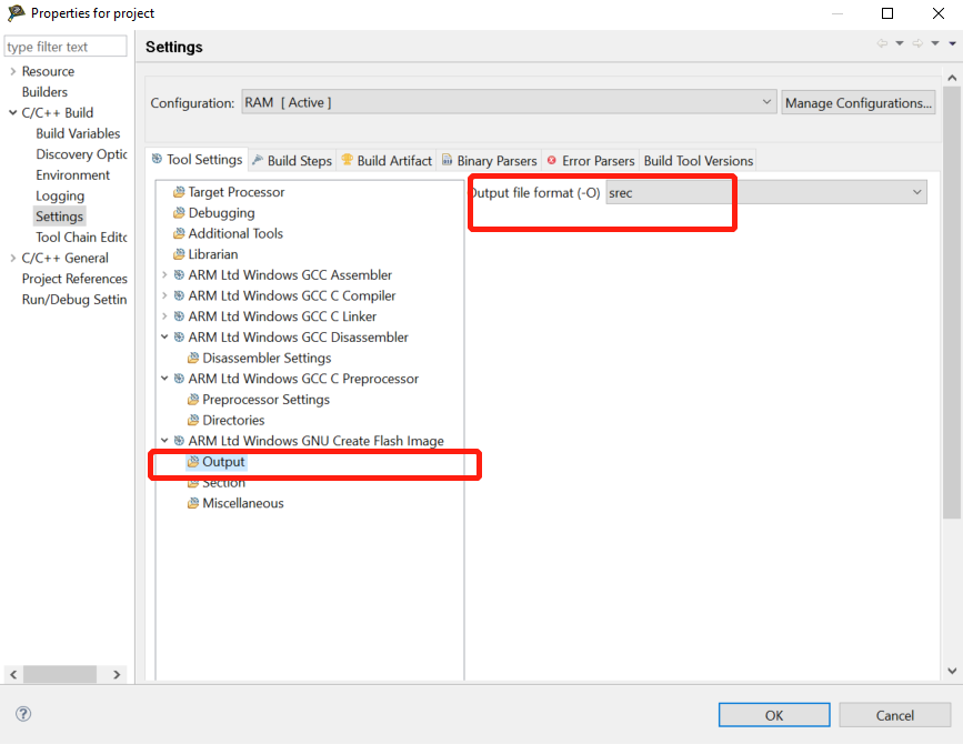 How to create a .srec, .hex and .elf for a S9KEAZN168 at same time in CodeWarrior? - NXP Community