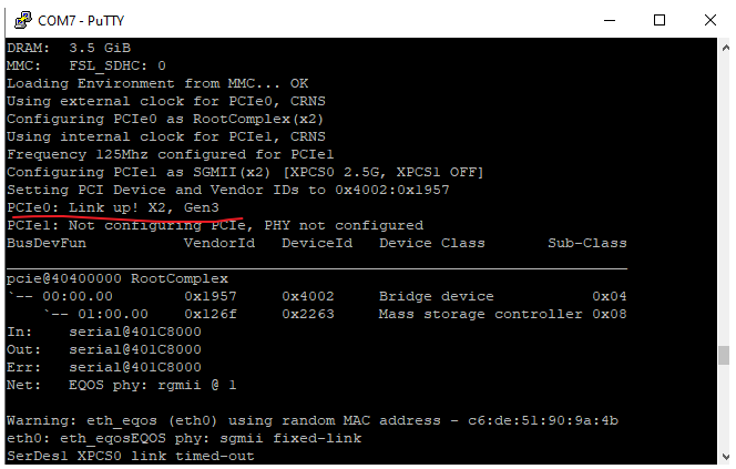 S32R45：Does PCIe1 work as Root Complex mode on the S32R45 EVB board ...