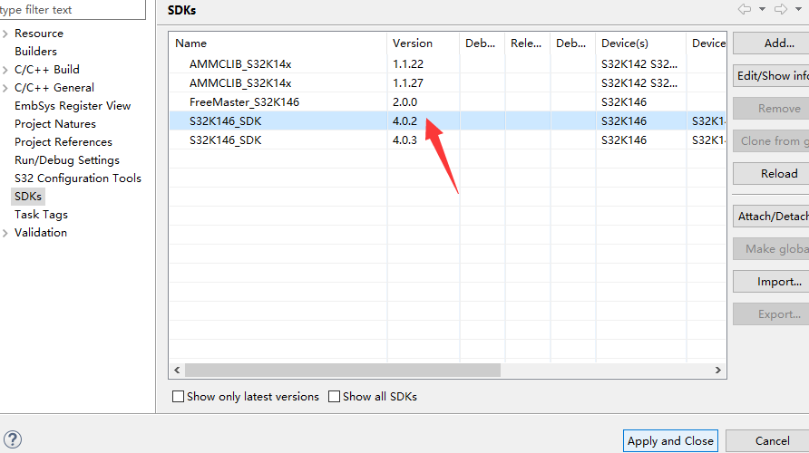 Solved: Migrate prj from S32DS for ARM version2018.R1 TO S32 platform 3.4 - NXP Community