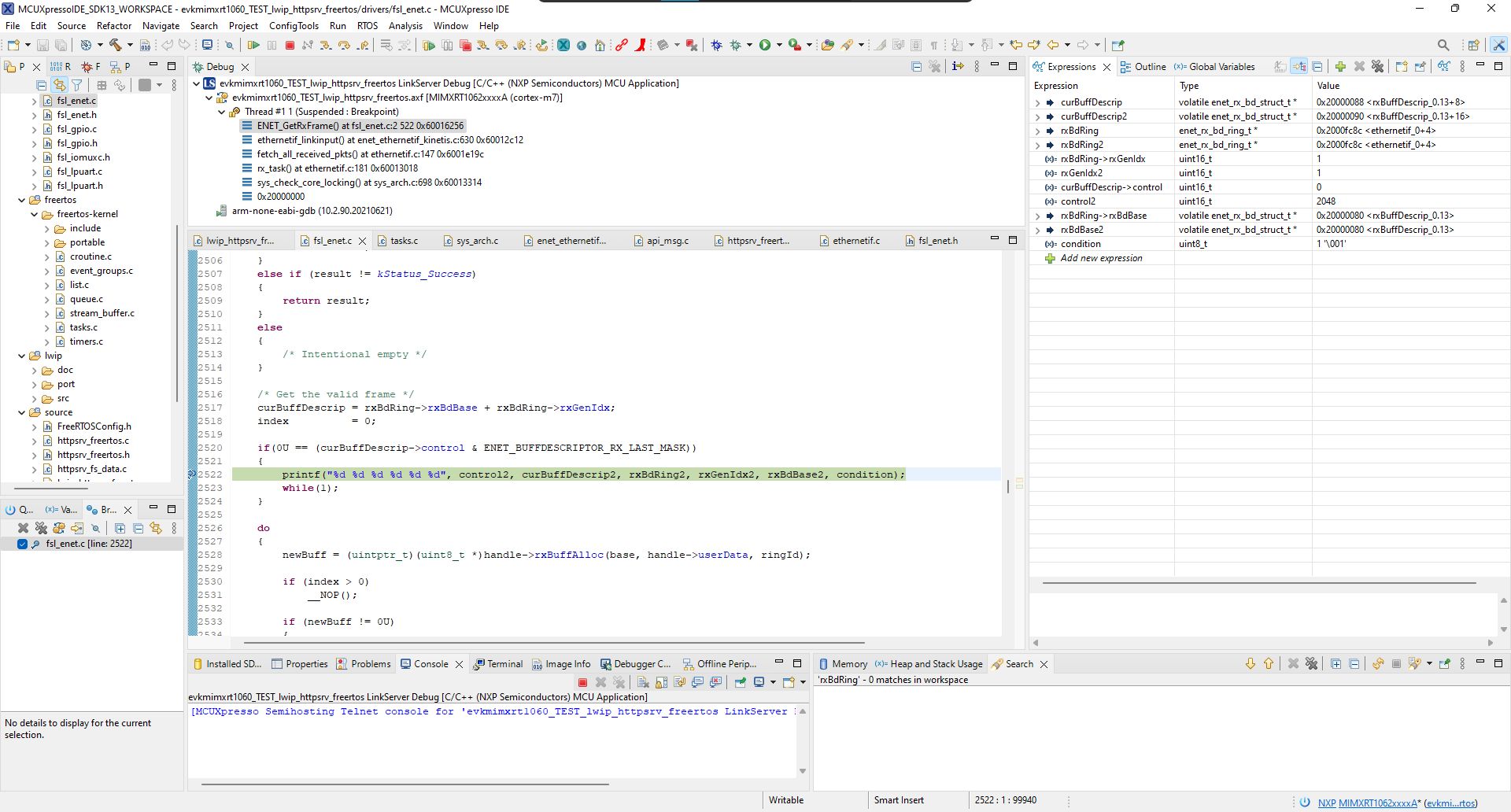 Solved: Re: Ethernet RX assertion - NXP Community