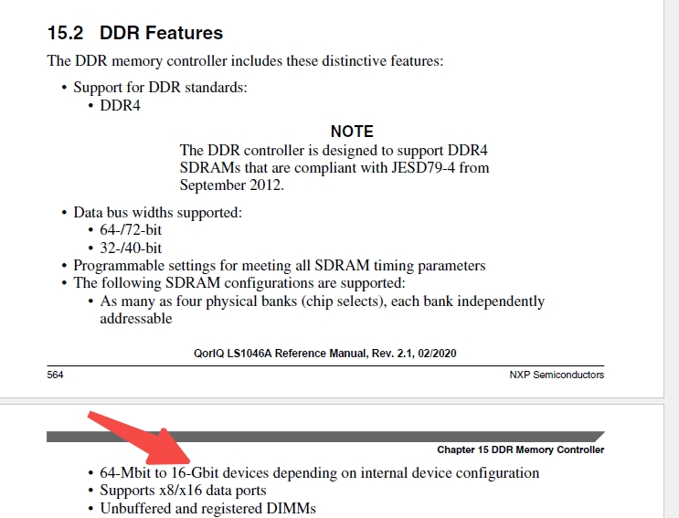 ls1046a ddr 内存 8G 升级到16G - NXP Community