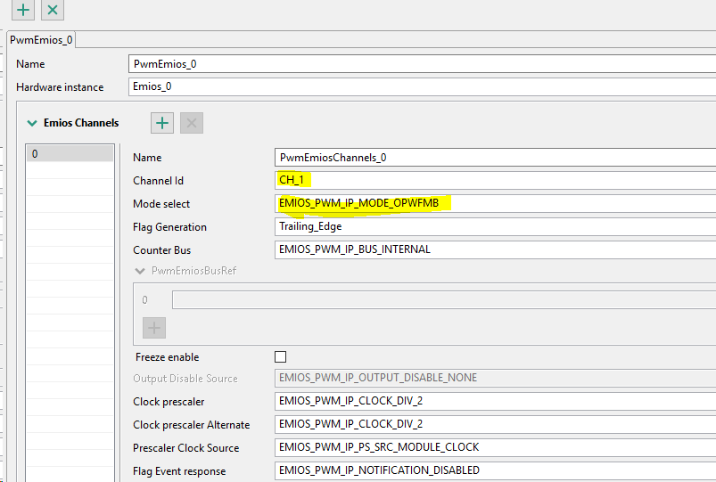 PWM Signal measurement using ICU-eMIOS channel returning Zero values for both Period & Duty ...