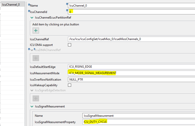 PWM Signal measurement using ICU-eMIOS channel returning Zero values for both Period & Duty ...