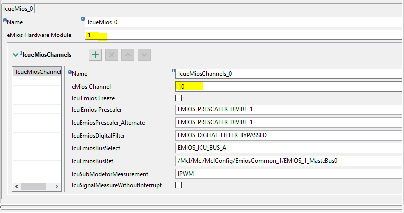 PWM Signal measurement using ICU-eMIOS channel returning Zero values for both Period & Duty ...