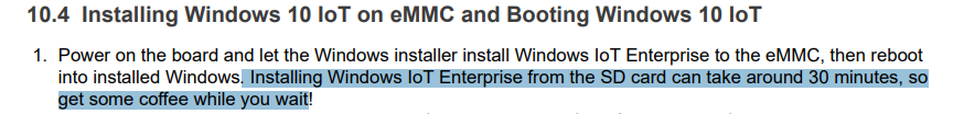 eMMC HS400 supporting in Windows10 IoT Enterprise - NXP Community