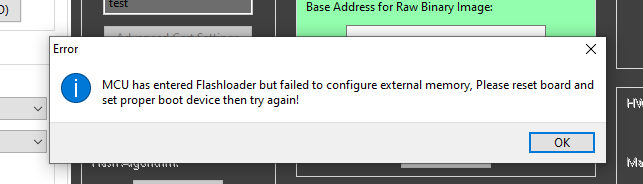 MCUBootUtility Memory Configuration Error - NXP Community