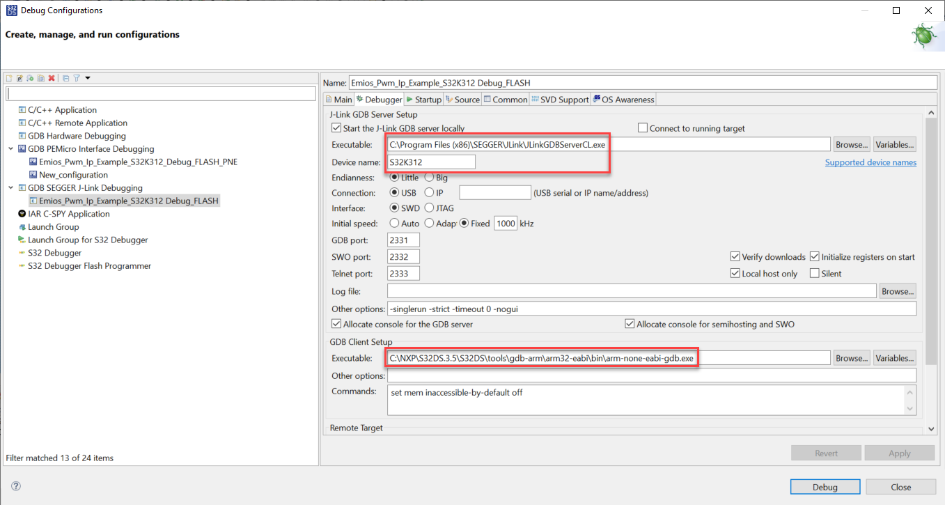 S32 Design Studio for S32 Platform V3.4/V3.5 + SEGGER J-LINK Plus - NXP ...