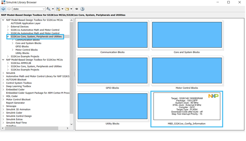 UCANS32K1SIC EVB Application Development using Model-Based Design ...