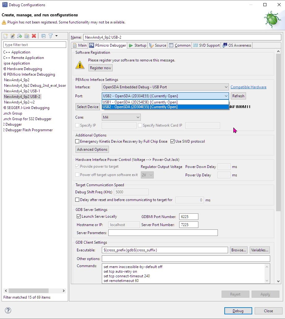Solved: Debug 2 boards on one PC (Error in services launch sequence ...