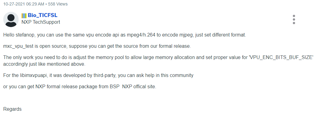Gstreamer Imx8mp Jpeg Decoder And Encoder With Vpu Nxp Community