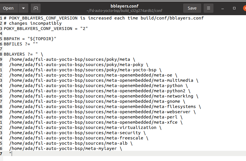 Solved: Yocto S32G add a new layer , how to add it to image - NXP Community
