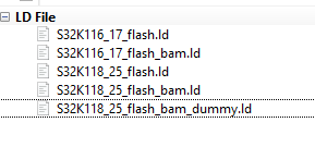 Solved: Problem with changing linker file for S32K118 (only) - NXP Community