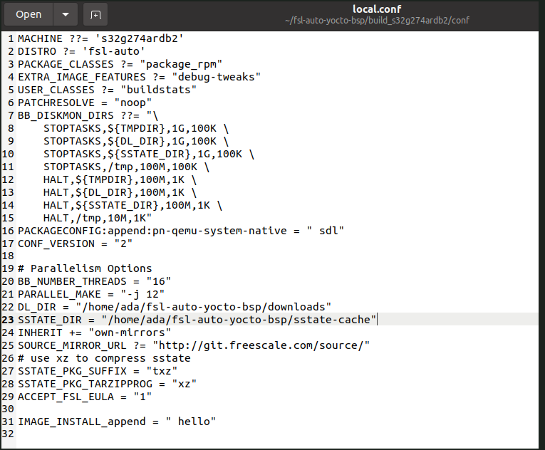 Solved: Yocto S32G add a new layer , how to add it to image - NXP Community