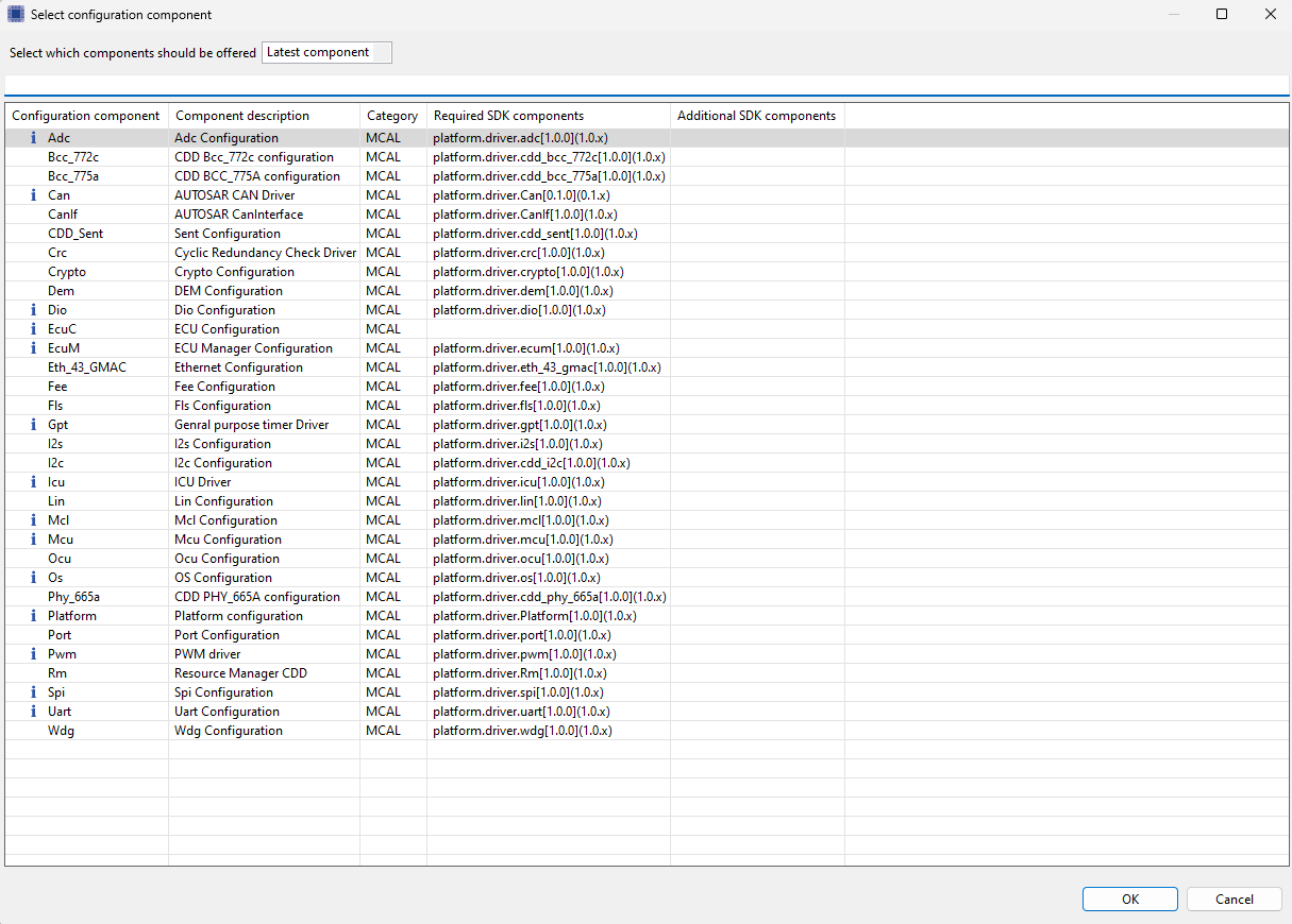 Add New Configuration Components for S32K3xx - NXP Community