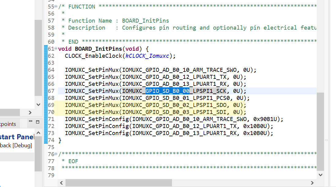 Possible Error in LPSPI Example - NXP Community