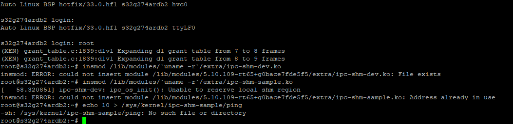 RE: IPCF : could not insert module /lib/modules/5.10.109-rt65+g0bace7fde5f5/extra//ipc-shm ...
