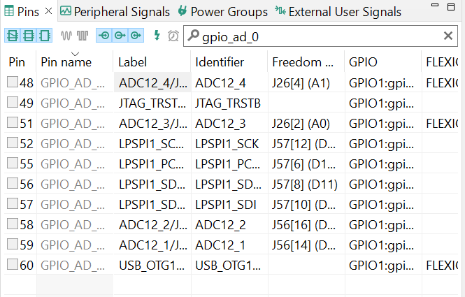 Solved: Multiplex configured the GPIO_ AD0 as a normal GPIO (RT1011) - NXP Community