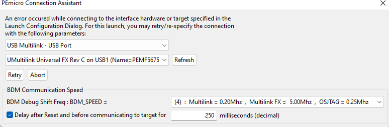 While Dubugging or flashing MPC574XG Device not detected or may be censored - NXP Community