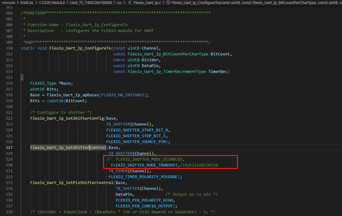 Why do I receive some messy characters by flexio_uart ? - NXP Community