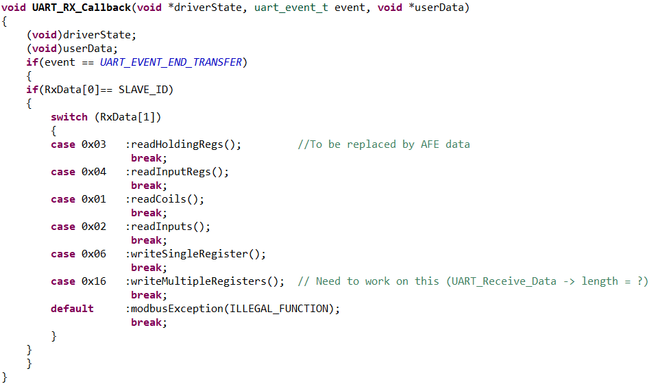 Solved How To Receive Data Of Varying Length Over Uart Nxp Community