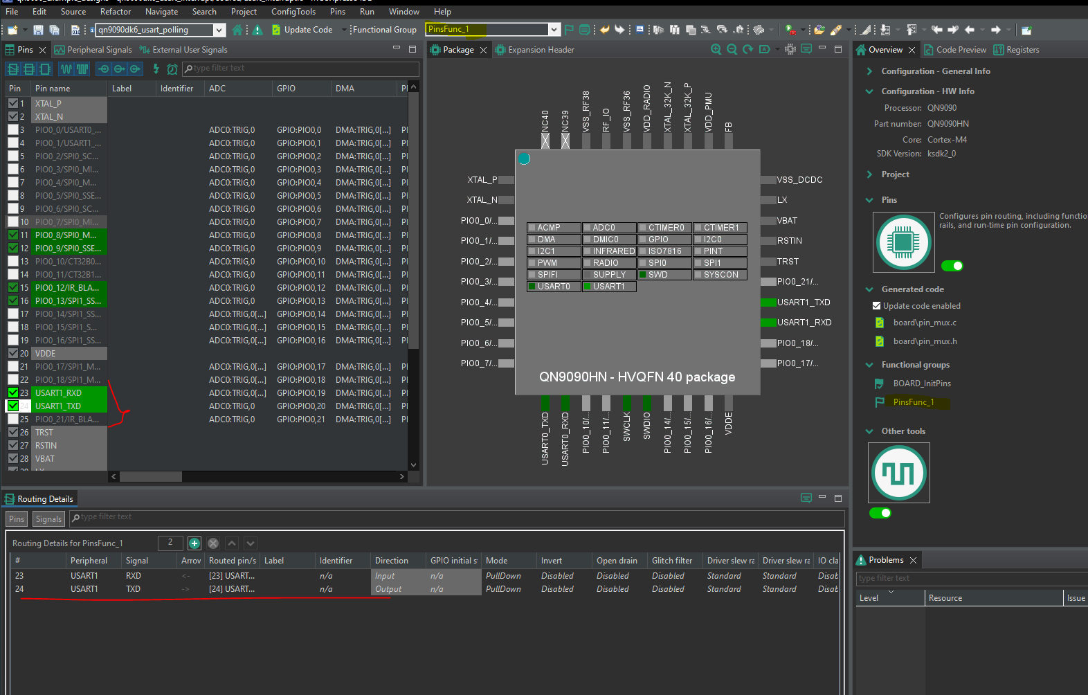 Solved: QN9090-UART_1 not sending any Tx data - NXP Community