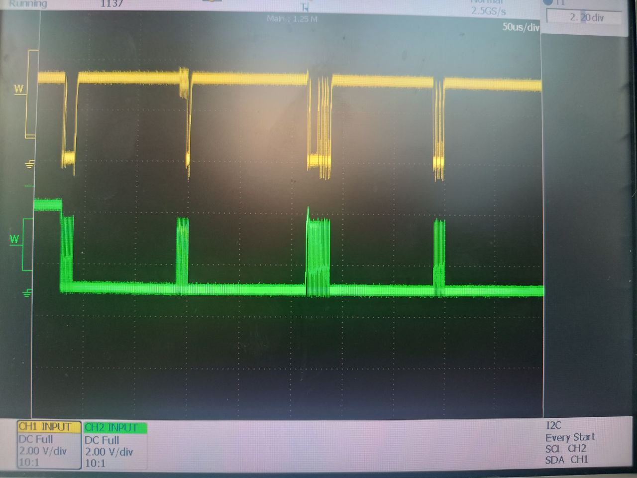 I2C FreeRTOS, big time gap between sub commands - NXP Community
