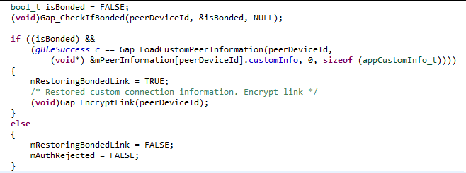 [QN9090]How to auto pair again to an peripheral which used to be bonded ...
