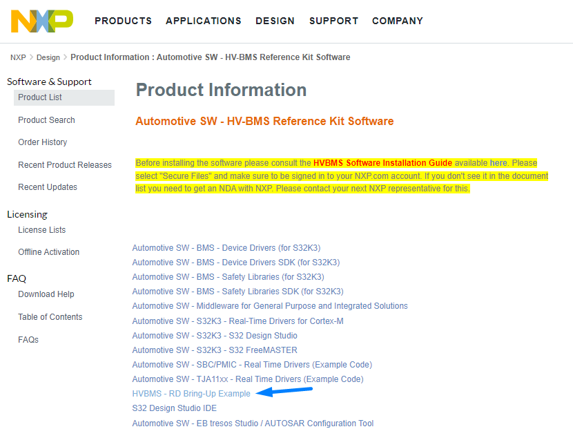 HVBMS bring-up example build problem - NXP Community
