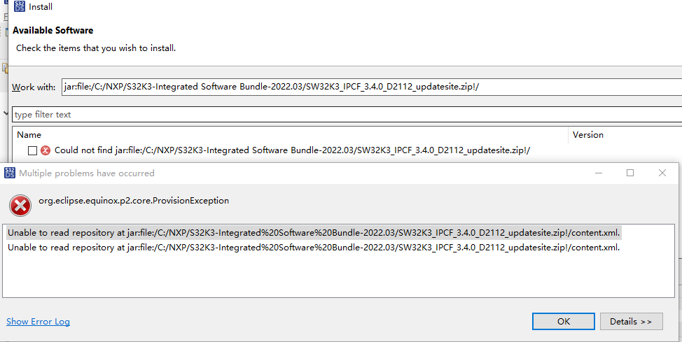 IPCF installation issues - NXP Community