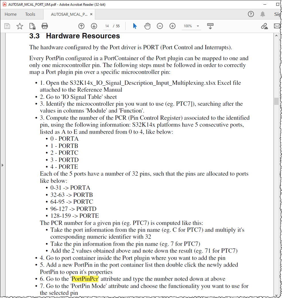 Mismatch between the PIN configuration - NXP Community
