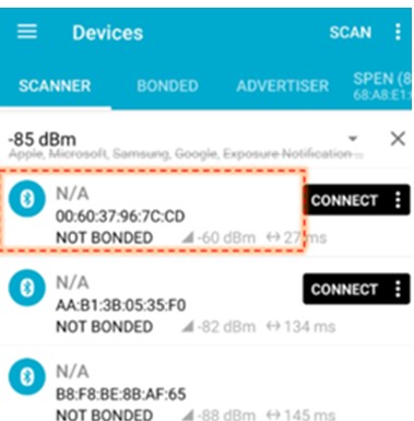 Solved: BLE Device name Error[N/A] using example code of [HRS] - NXP Community