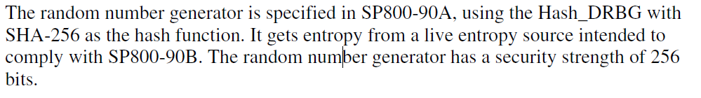 Solved: What does the i.MX8QM true random number generator comply with ...