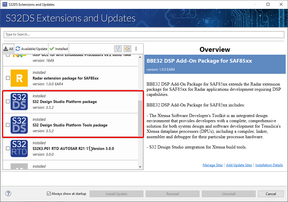 Solved: S32K3xx RTD Installation Issue - NXP Community