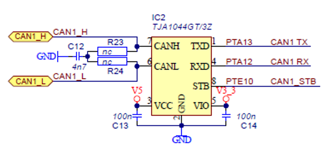 How to implement two CAN channels on UCANS32K146 dev board (using SDK ...
