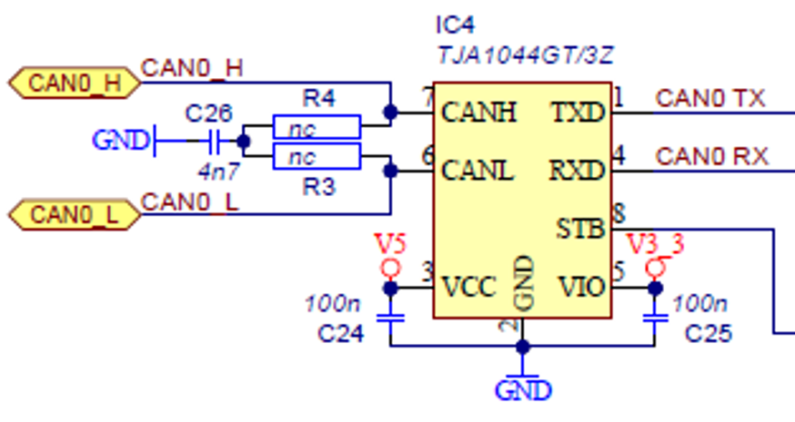 How to implement two CAN channels on UCANS32K146 dev board (using SDK ...