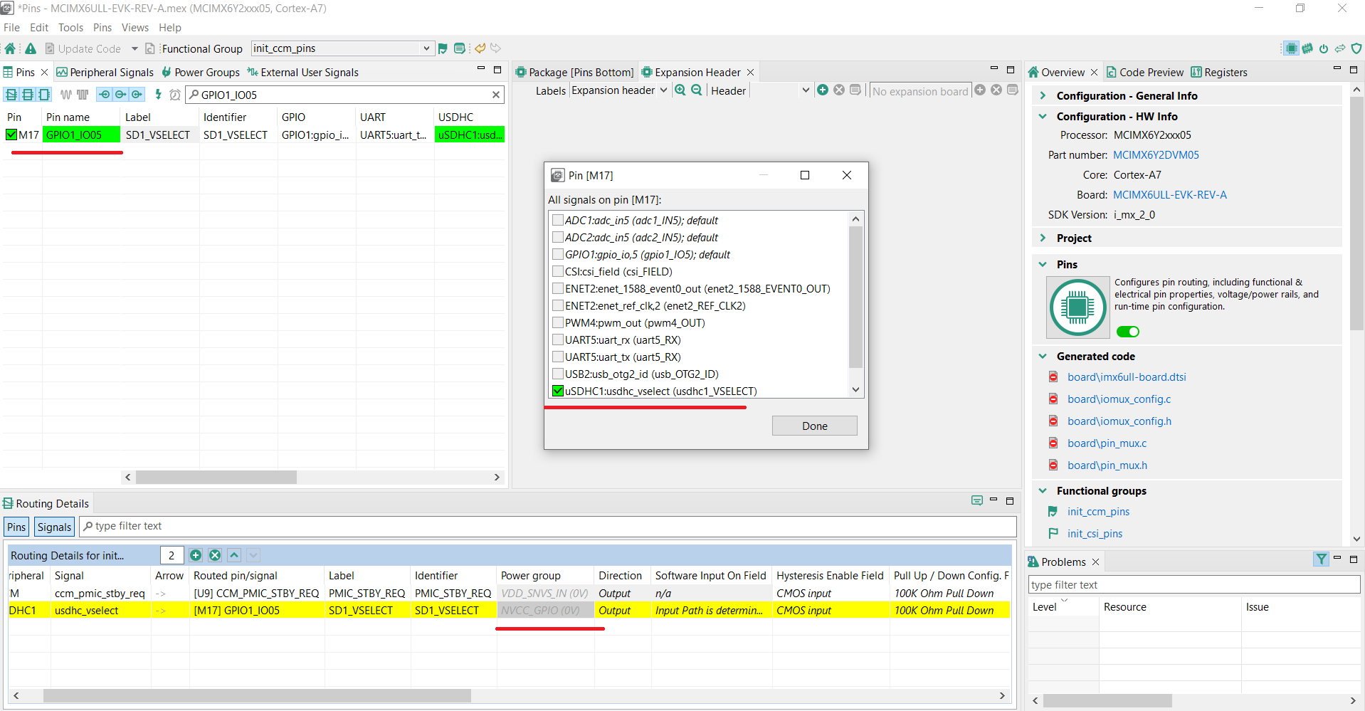 Solved: Re: How does one determine the power domain of a pin on the i ...