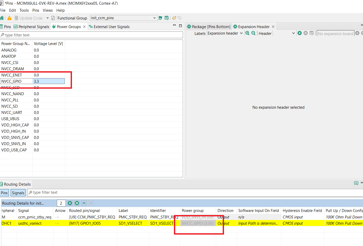 Solved: Re: How does one determine the power domain of a pin on the i.MX6ULL? - NXP Community