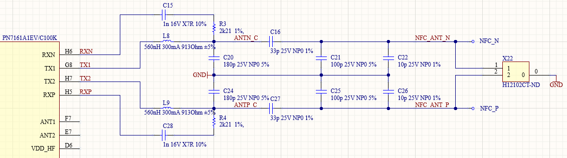 PN7160 RXN RXP interchangeablility - NXP Community