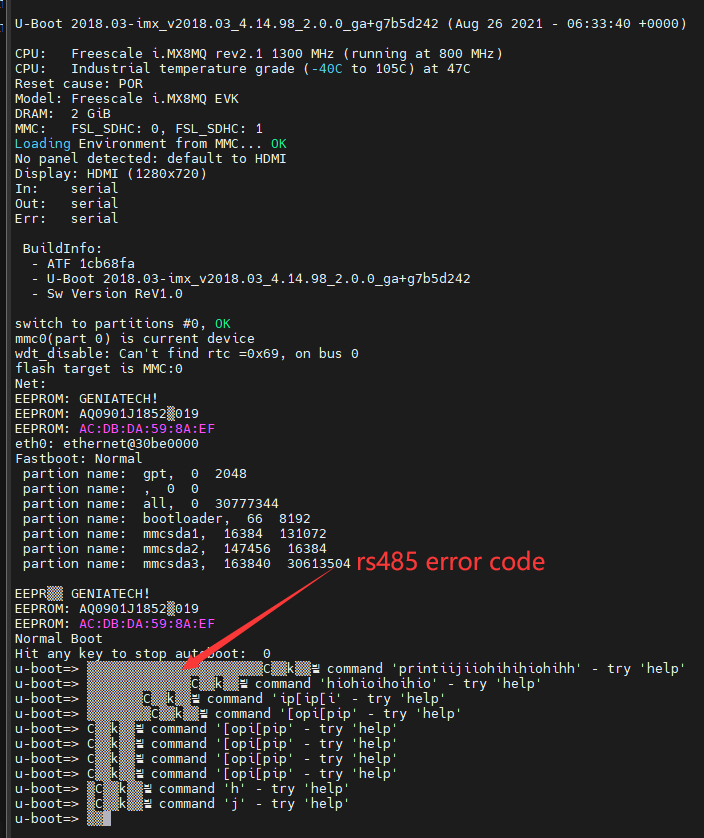 RS485 debug uart garbled(RS485调试串口乱码) - NXP Community